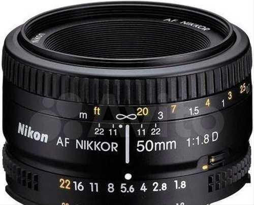 Nikon AF 50mm f/1.8D новый в упаковке Ростест