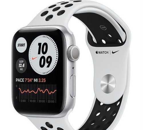 Apple Watch Nike Series 6 GPS 44mm Silver Aluminum