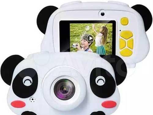 Детский цифровой фотоаппарат люкс две камеры Панда