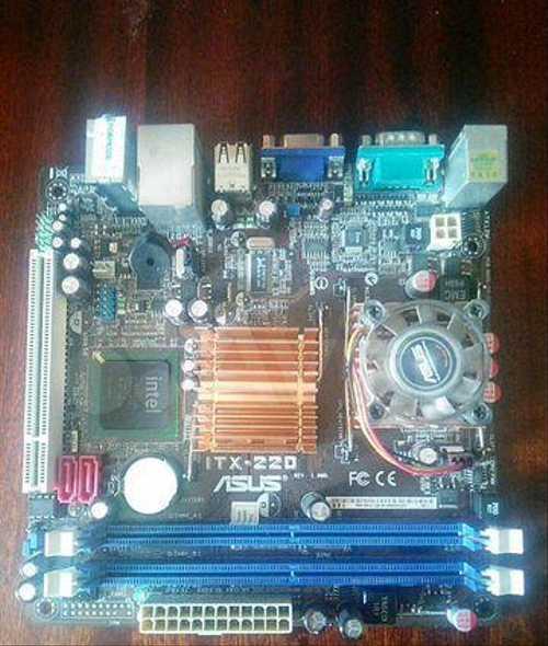 Материнская плата asus ITX-220