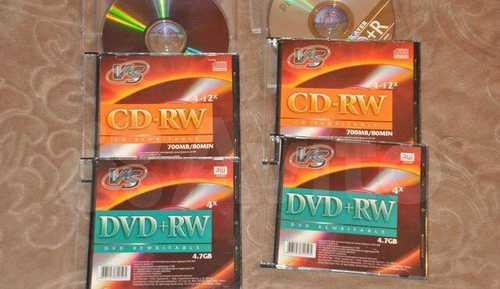VS, Philips, DVD RW, DVD DL, CD RW Диски