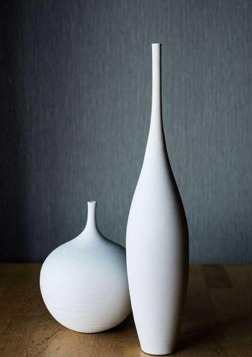 Керамические вазы, набор из 2-х штук