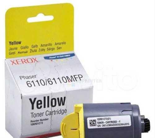 Картридж-Тонер Xerox Phaser 6110,yellow,orig, 106R