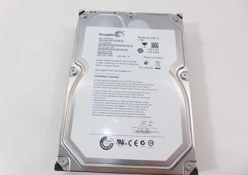Жесткий диск HDD SATA 1Tb SeaGate Barracuda