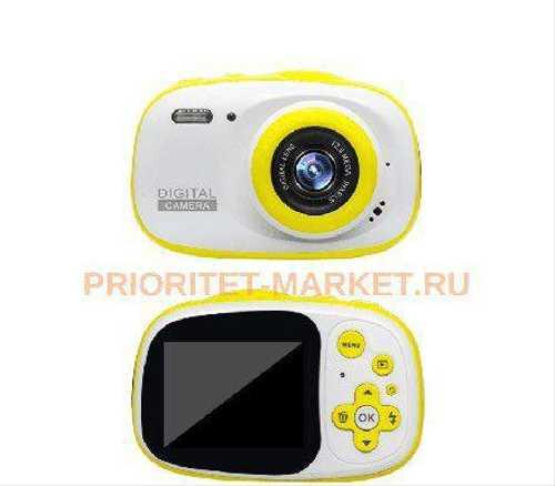 Детский цифровой фотоаппарат Kids Camera Smile Aqu