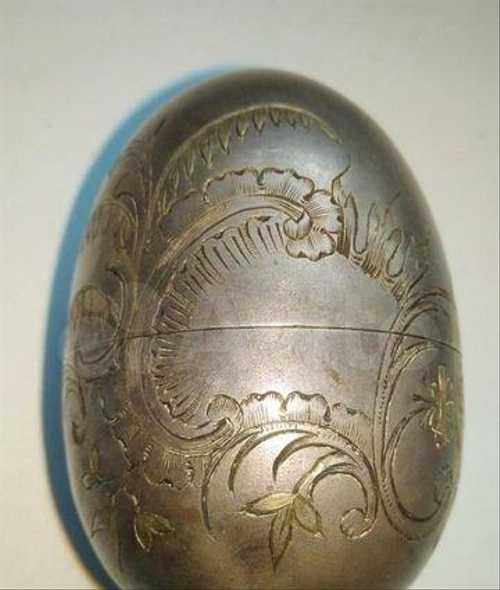 Пасхальное яйцо с секретом 84 пр. Серебро. до 1917