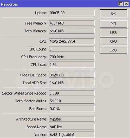 Маршрутизатор Mikrotik hAP RB941-2nD-TC