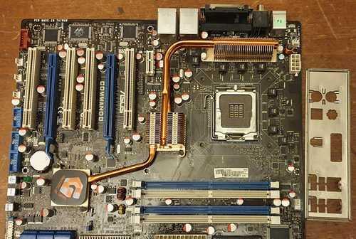 Неисправная Asus Commando LGA775