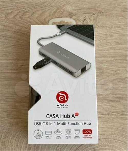 Адаптер Adam Elements Casa Hub A01 (USB-C) 4K