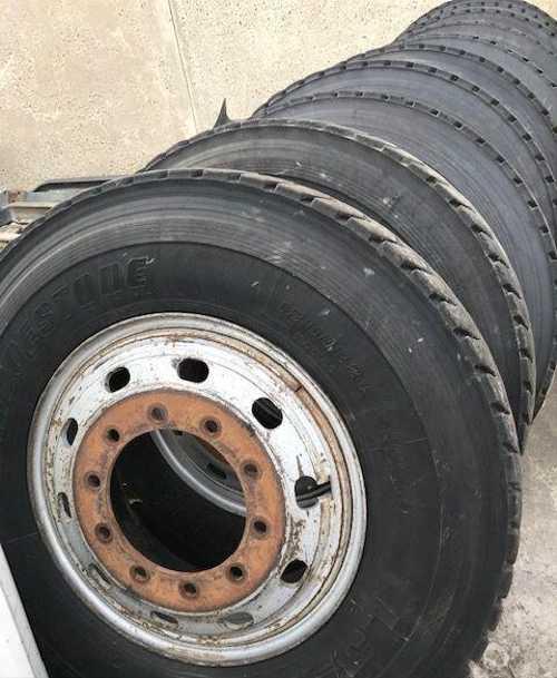 Колеса Scania с резиной Bridgestone 12.00 R24