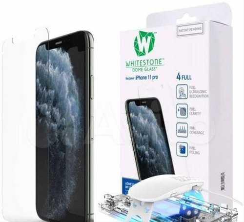 Защитное стекло Whitestone Dome без лампы (8809365403790) для iPhone 11 Pro (Clear)