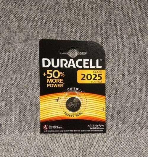 Батарейки Duracell CR2025 - литиевые