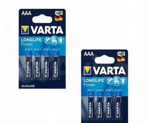 Набор из 8 батареек varta Longlife Power Alkaline AAA