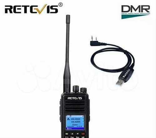 Рация Retevis RT3S GPS. + кабель + чехол