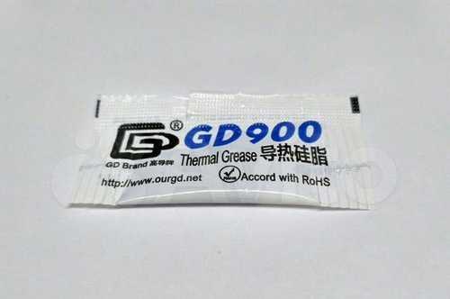 Термопаста GD900 в пакетике по 0,5 грамма