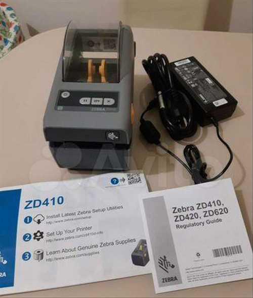 Принтер термоэтикеток zebra ZD410