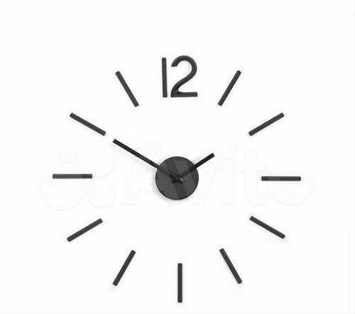 Настенные часы Umbra Blink чёрные