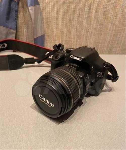 Зеркальный фотоаппарат Canon 550d+обьектив 17-85