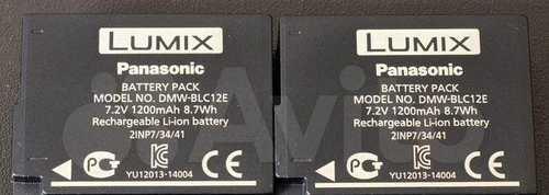 Аккумуляторы оригинальные Panasonic DMW-BLC12E