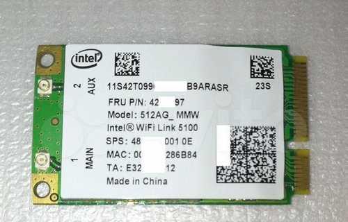 Intel WiFi Link 5100 / 512AG MMW