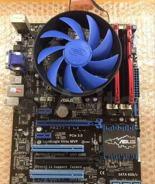 Связка 1155 i7 3770 Asus P8z77-V Lx 16gb(1800)