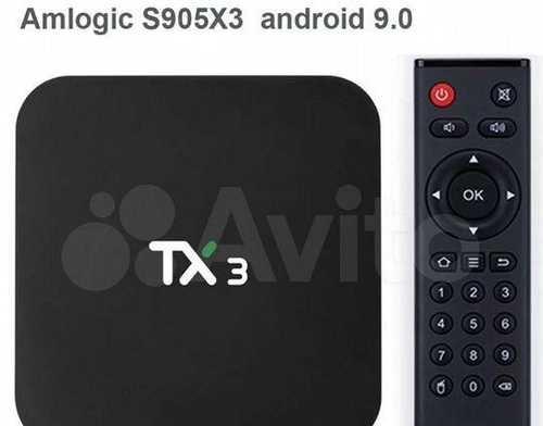 Смарт TV приставка TX3 S905x3 4/32+беспл.прилож