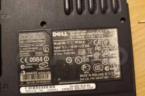 Ноутбук dell Inspiron 1501 PP23LA