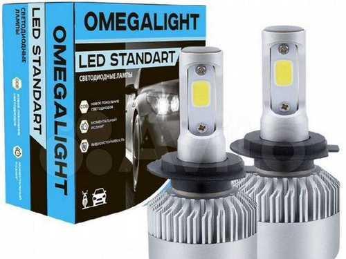 Комплект светодиодных ламп Omegalight LED Standart H8/H9/H11 3000K 2400 lm 12v