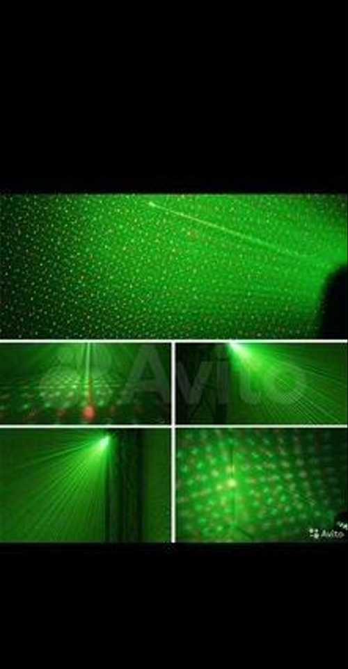 Лазерная мини система (лазернная светомузыка)
