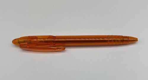 Шариковая ручка автоматическая оранжевая