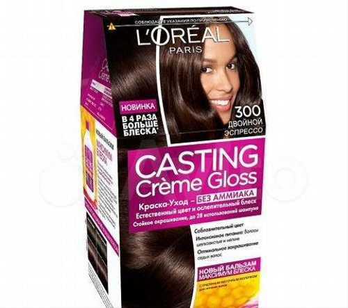 Крем-краска для волос L'Oreal Paris Casting Creme Gloss, тон 300, Двойной эспрессо (A8943976/A8943975/A8943974)