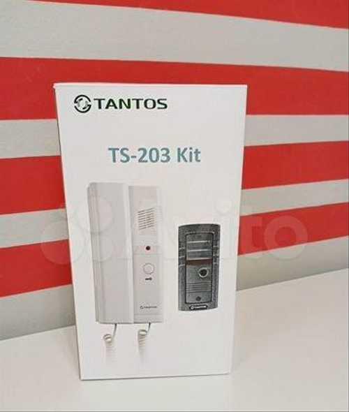 Комплект аудиодомофона Тантос TS-203Kit