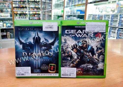 Diablo III + Gears of War 4 XboxOne Б.У