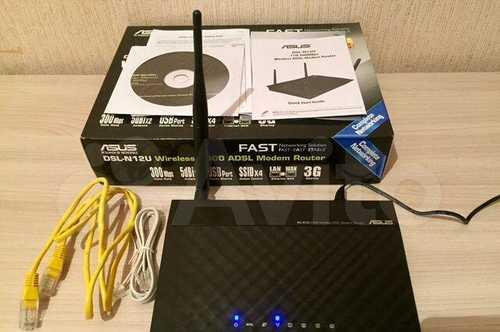 Роутер asus DSL-N12u wifi + adsl