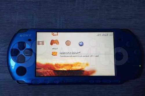 PSP 3008 Blue в идеале, прошитая