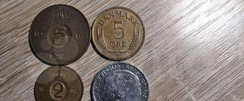 Монеты Швеции и Дании