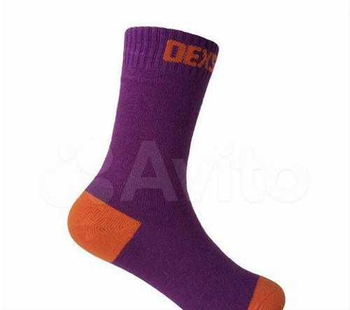 Водонепроницаемые носки детские DexShell Ultra Thin Children Socks M (18-20 см), пурпурный