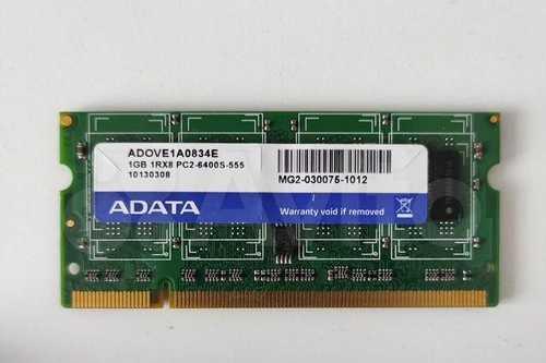 Оперативная память A-Data - adove1A0834E DDR2 1Gb