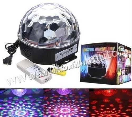 MP3 плеер диско шар LED Magic rgbl -11 (6 цветов)