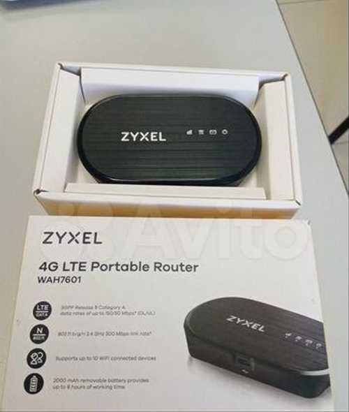 Wifi роутер с сим картой zyxel 4G LTE WAH7601