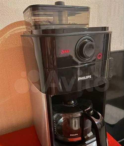 Кофемашина Philips Grind & Brew HD7767