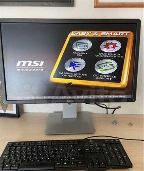 Компьютер MSI 16 DDR Intel i5 3.20GHz AMD+Dell 24