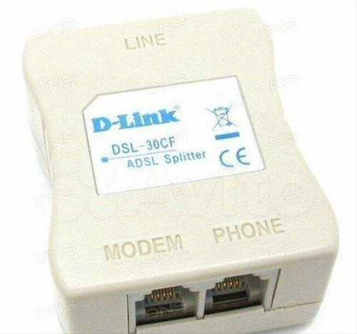Сплиттер adsl D-Link DSL-30CF/RS