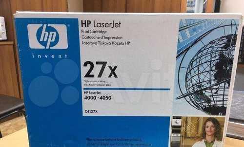 Картридж HP 27X C4127X для HP LaserJet 4000, 4050