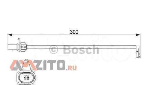 Bosch 1987474505 датчик износа торм.колодок audi a