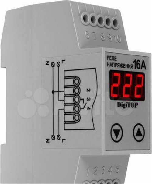 Реле напряжения digitop Vp-16A