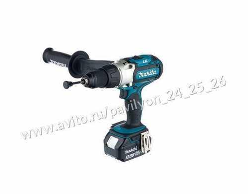 Аккумуляторная дрель-шуруповерт Makita DHP451RFE