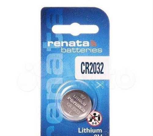 Батарейка Renata CR2032, 2 шт