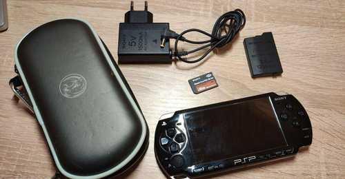 Psp slim + 16gb + 8 umd игр