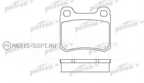 Patron PBP328 Колодки тормозные дисковые задн mercedes-benz 190 82-93